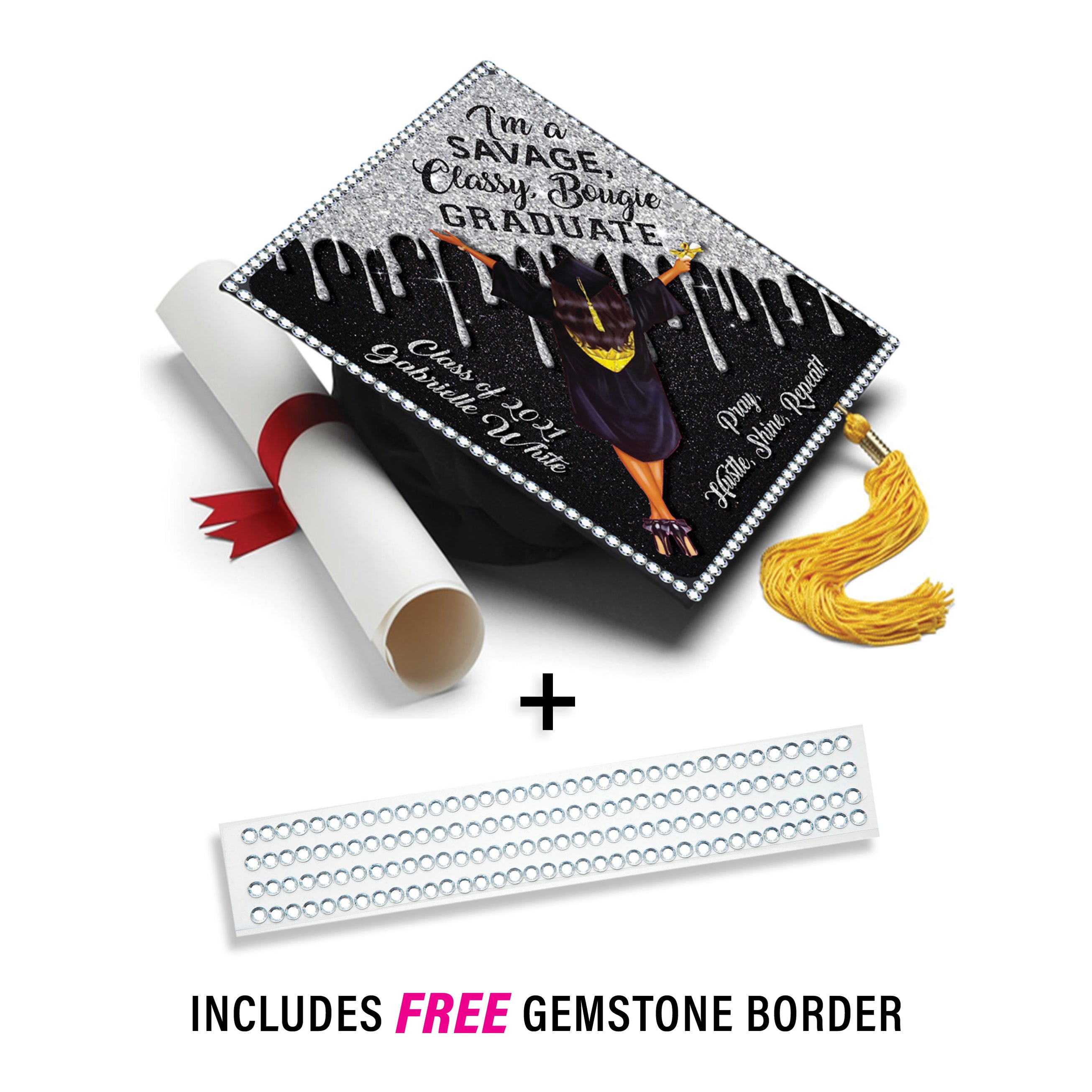 Design Assistance Grad Cap Tassel Topper– Tassel Toppers ...