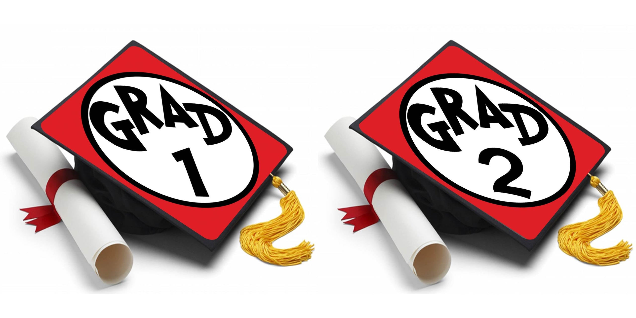 Cat in the Hat - Grad 1 and Grad 2 Tassel Toppers – Tassel Toppers ...