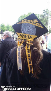 Criminal Justice Grad Cap Tassel Topper, Class of 2026, Graduation ...