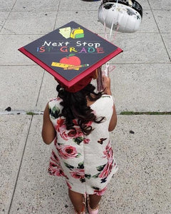 Elementary Graduation Cap - Next Stop First Grade Tassel Topper– Tassel ...
