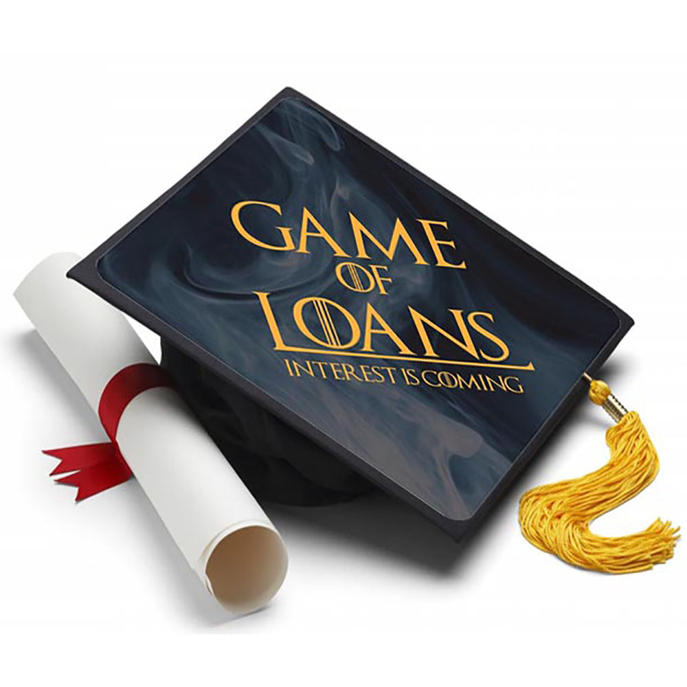 Game of Loans Grad Cap Tassel Topper– Tassel Toppers - Professionally ...