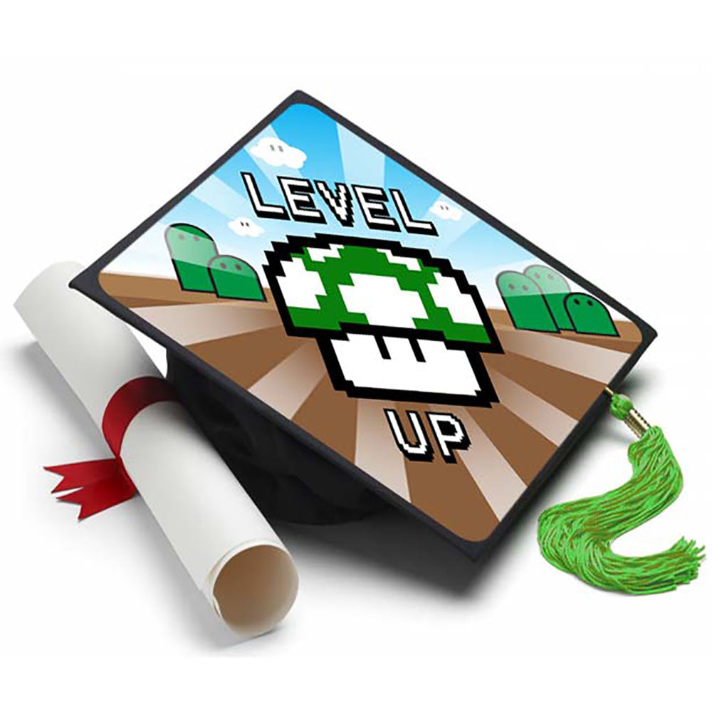 Level Up Grad Cap Tassel Topper– Tassel Toppers - Professionally ...