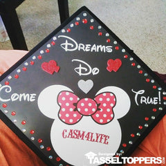 Minnie Mouse Grad Cap Tassel Topper – Tassel Toppers - Professionally ...