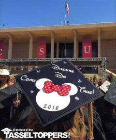 Minnie Mouse Grad Cap Tassel Topper – Tassel Toppers - Professionally ...