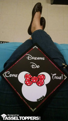 Minnie Mouse Grad Cap Tassel Topper – Tassel Toppers - Professionally ...